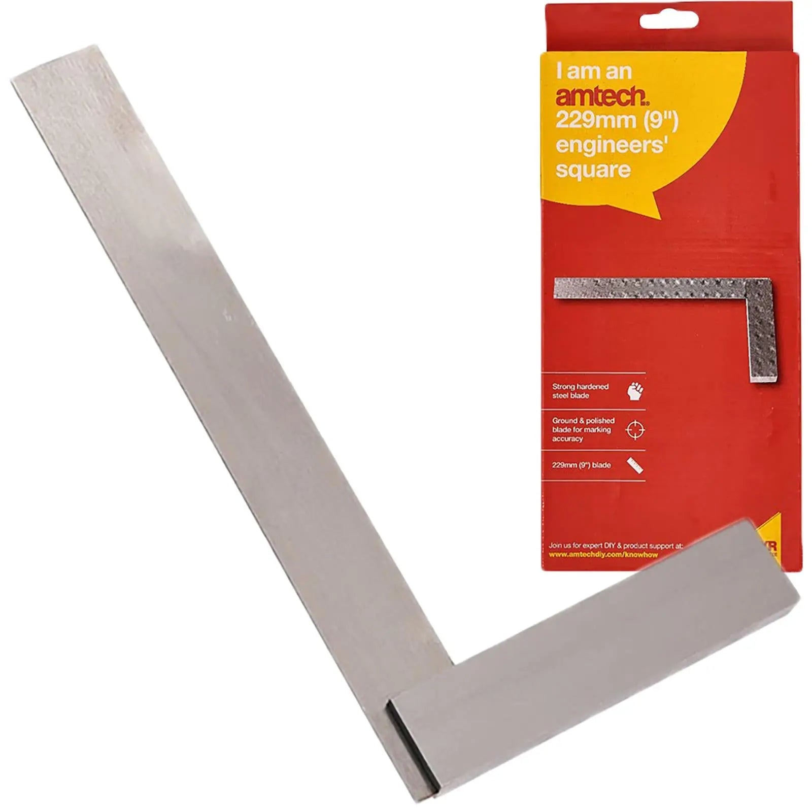 Amtech Engineers Square 229mm 9 - White Rose Tools