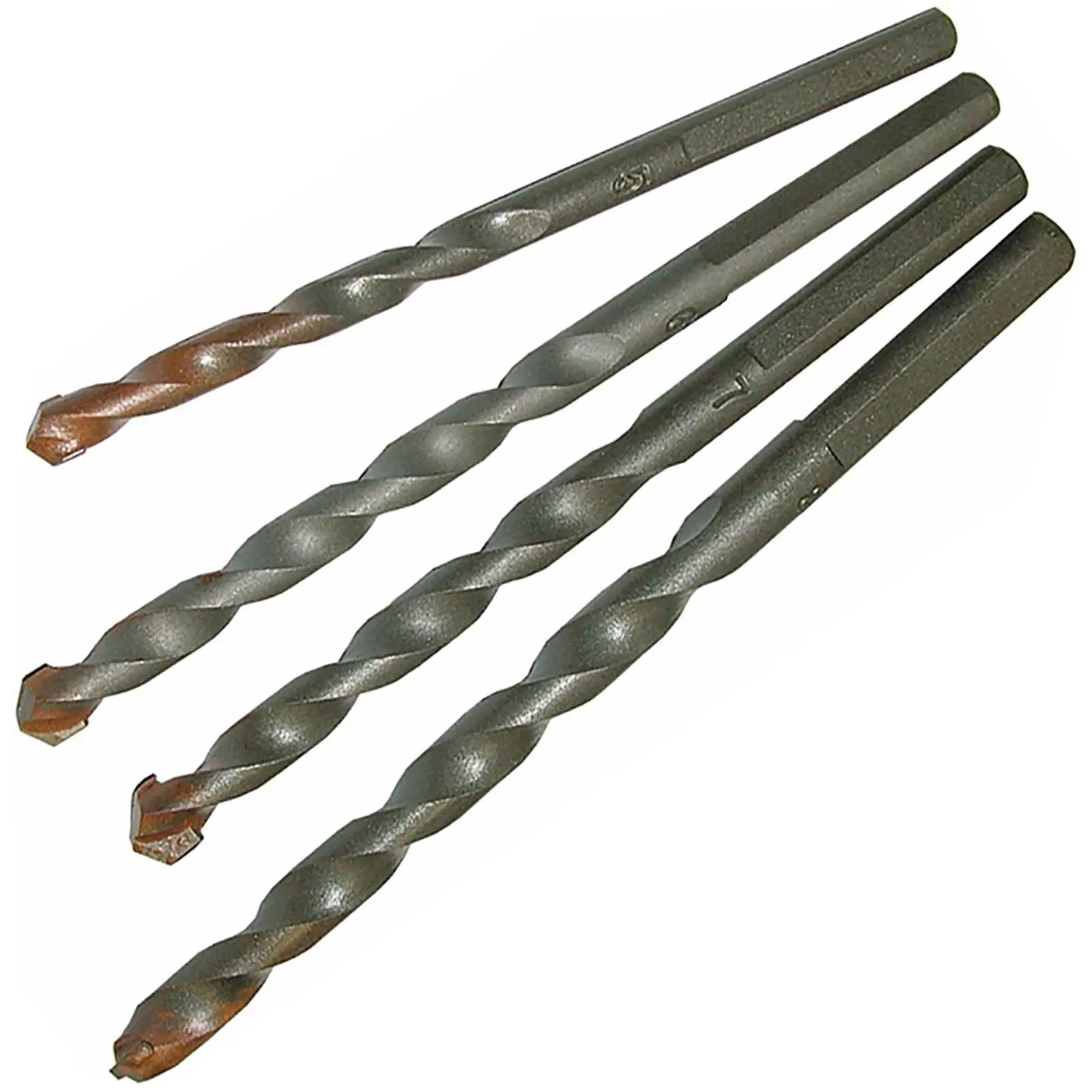 Faithfull 4 Piece Tile Max Porcelain Drill Bit Set 5-8mm - White Rose