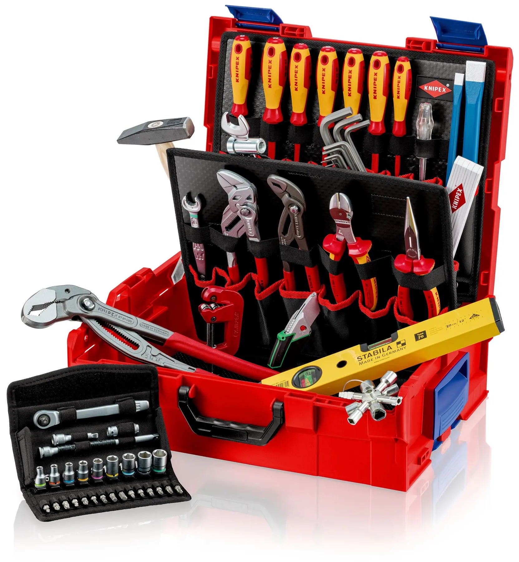KNIPEX L-Boxx Plumbing Starter Kit | 52-Piece Professional Tool Set