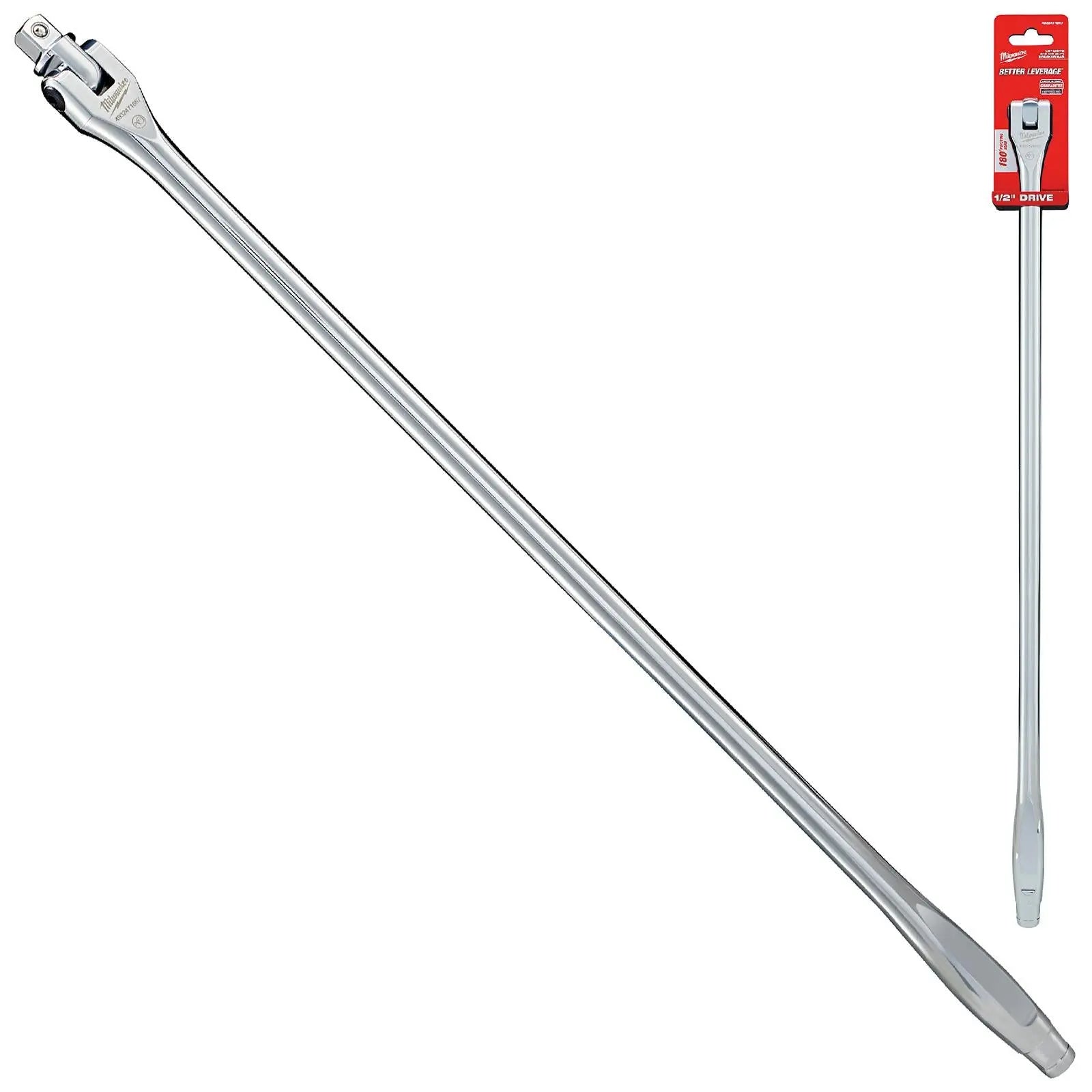 Milwaukee Breaker Bar 1/2" Drive 610mm 24 inch - White Rose Tools