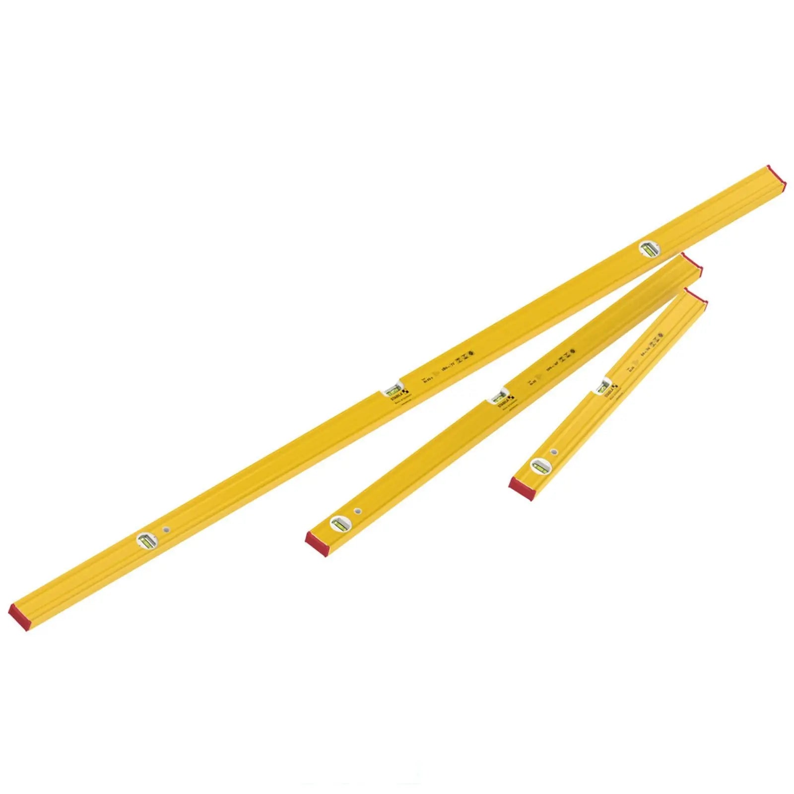 STABILA Pro 80 AS Spirit Level Set 60cm 100cm 180cm | White Rose Tools