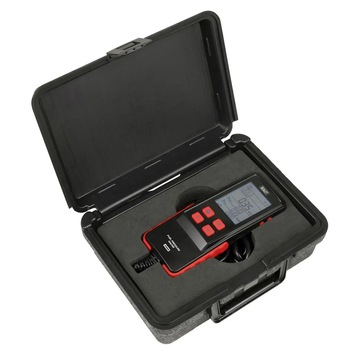 Sealey Digital Fuel Injection Pressure Test Kit for GDI Fuel Circuits