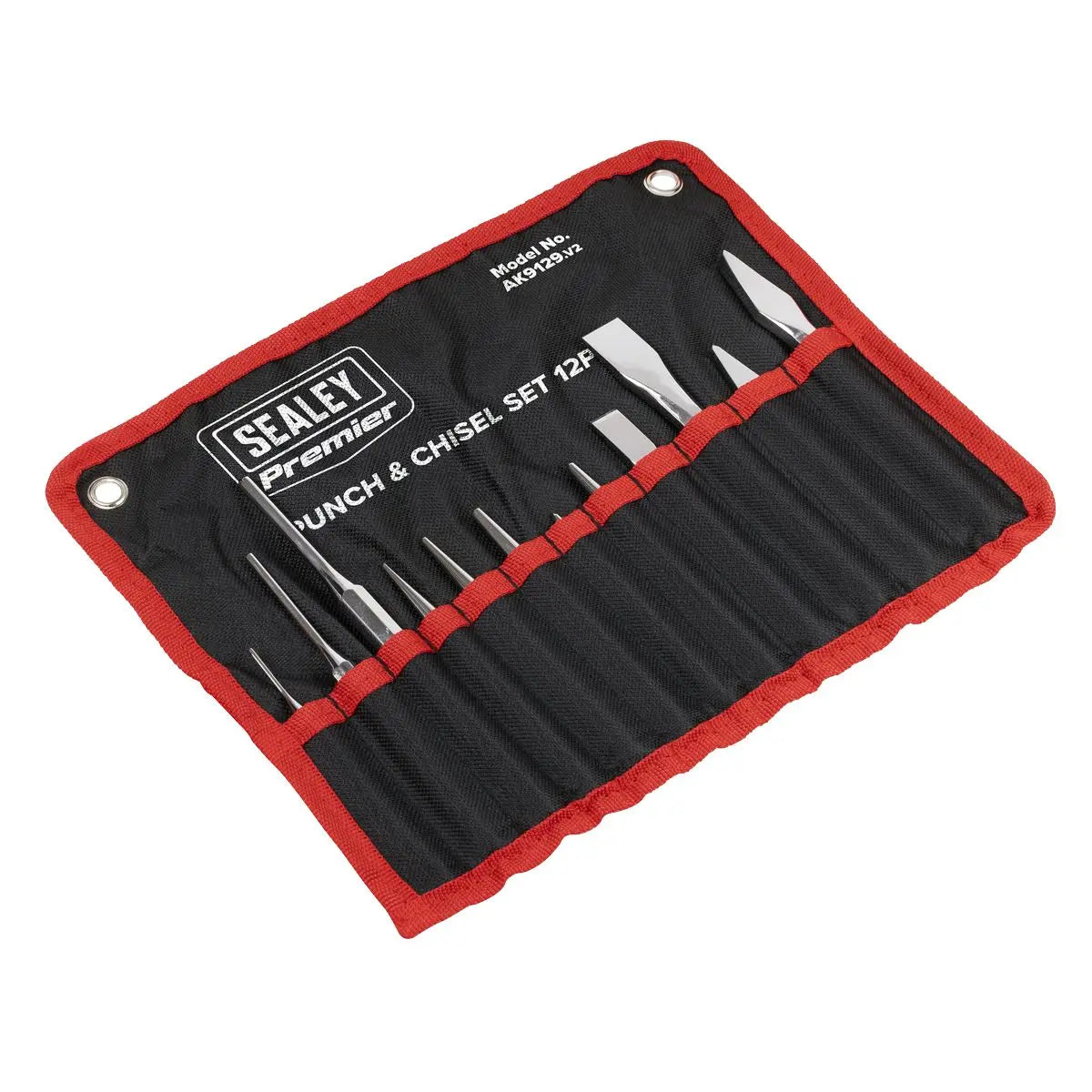 Sealey Premier Punch and Chisel Set 12pc | White Rose Tools