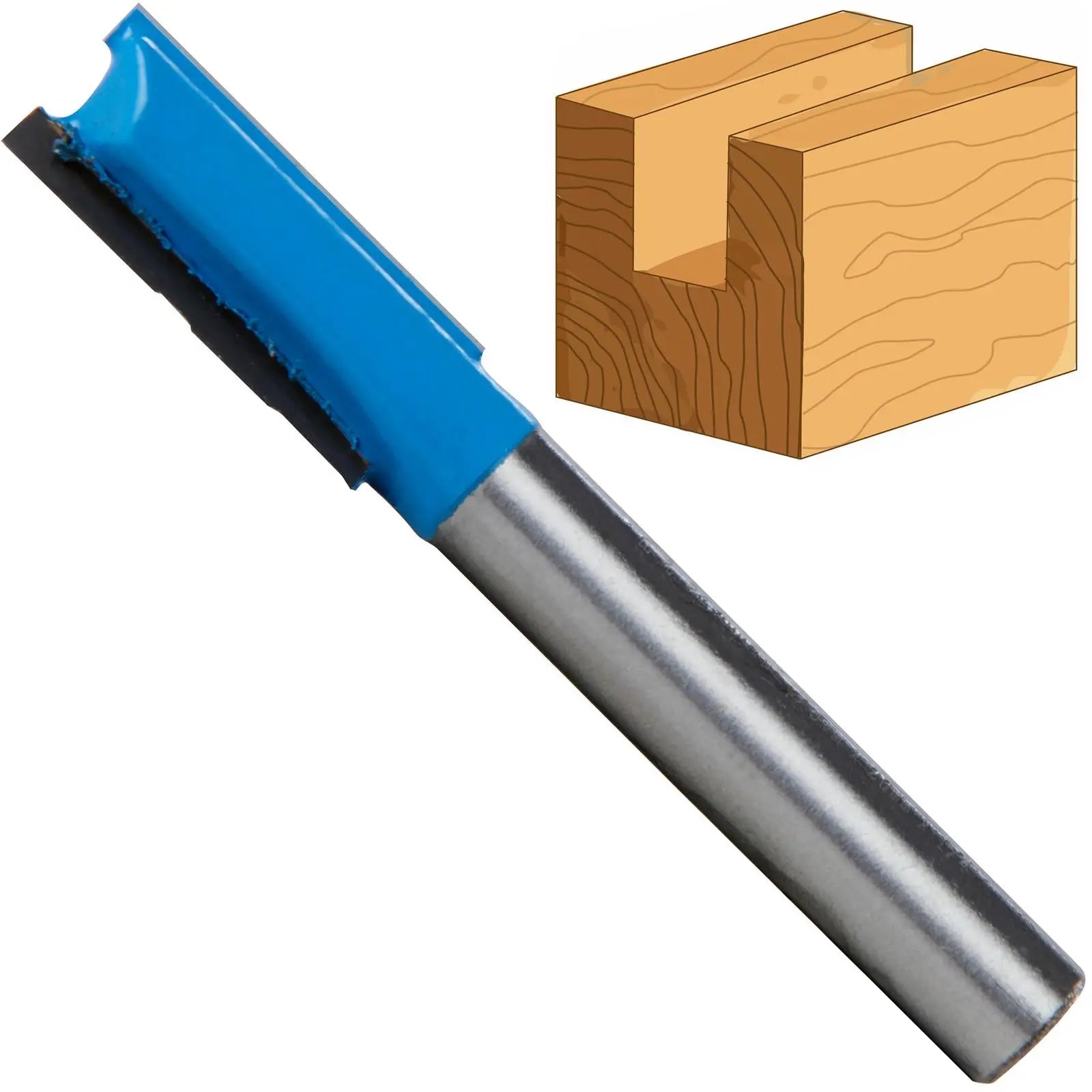 Silverline 1/4" TCT Straight Metric Cutters - White Rose Tools