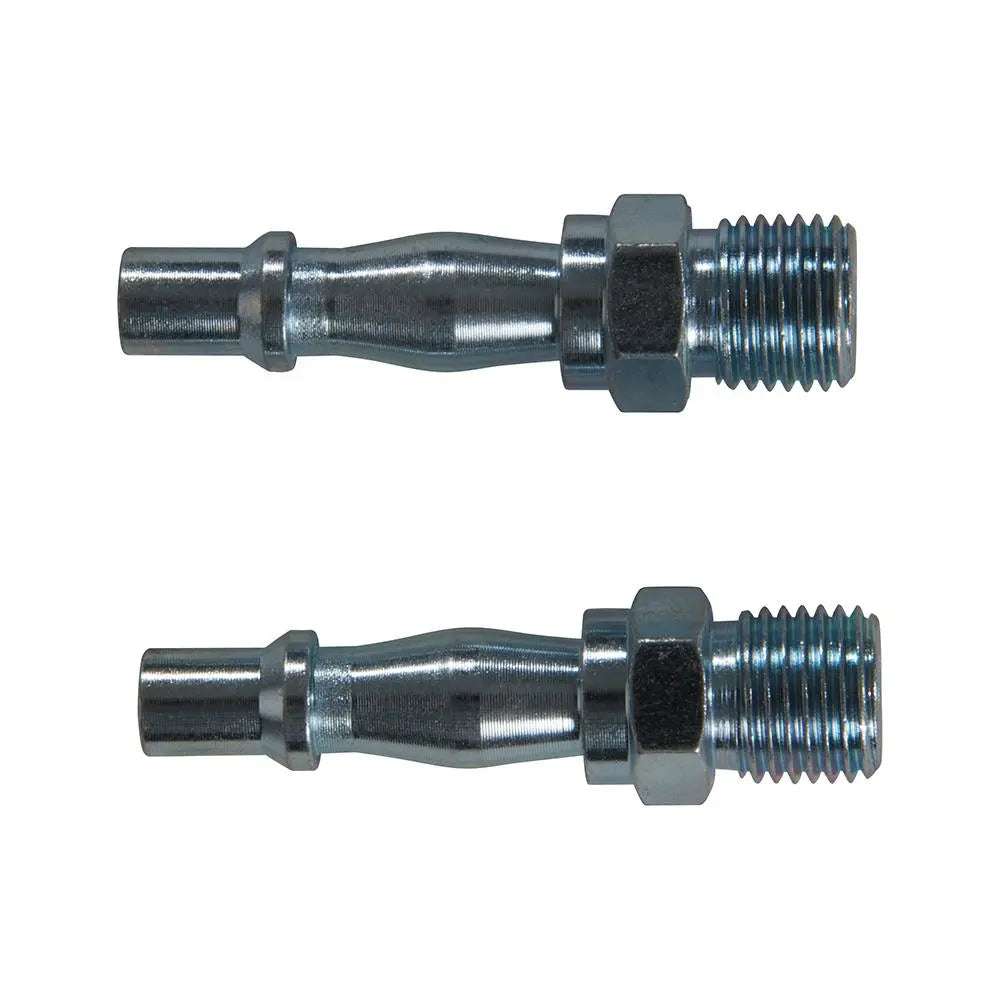 Silverline 2 Piece Male Bayonet Coupler 1/4" BSP Connector Hose Air