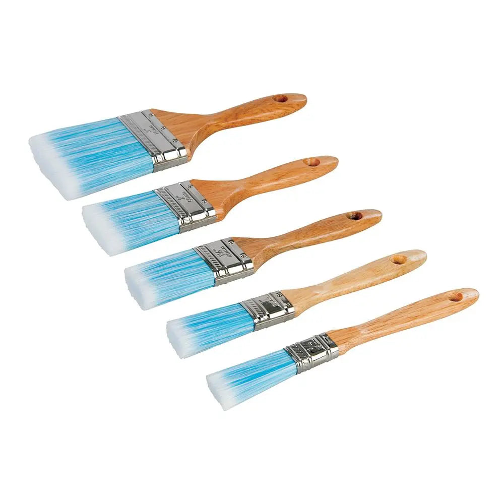 Silverline Synthetic Brush Set 5 Pieces 19mm-75mm - White Rose Tools