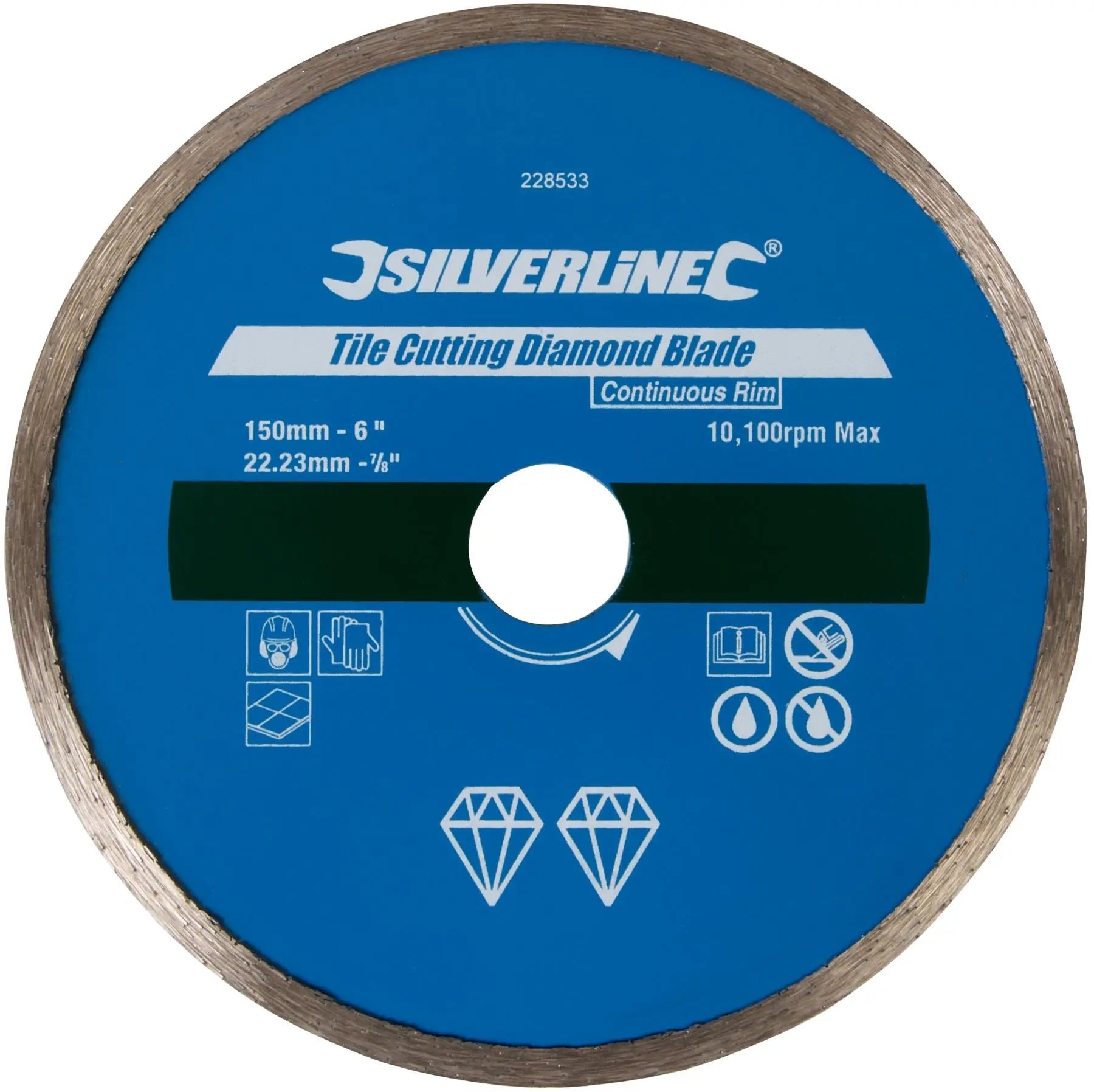 Silverline Tile Cutting Diamond Disc - White Rose Tools