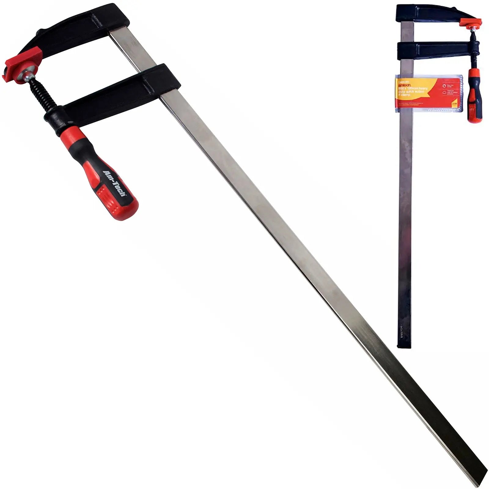 Amtech 580mm Heavy Duty Quick Action F-Clamp - White Rose Tools