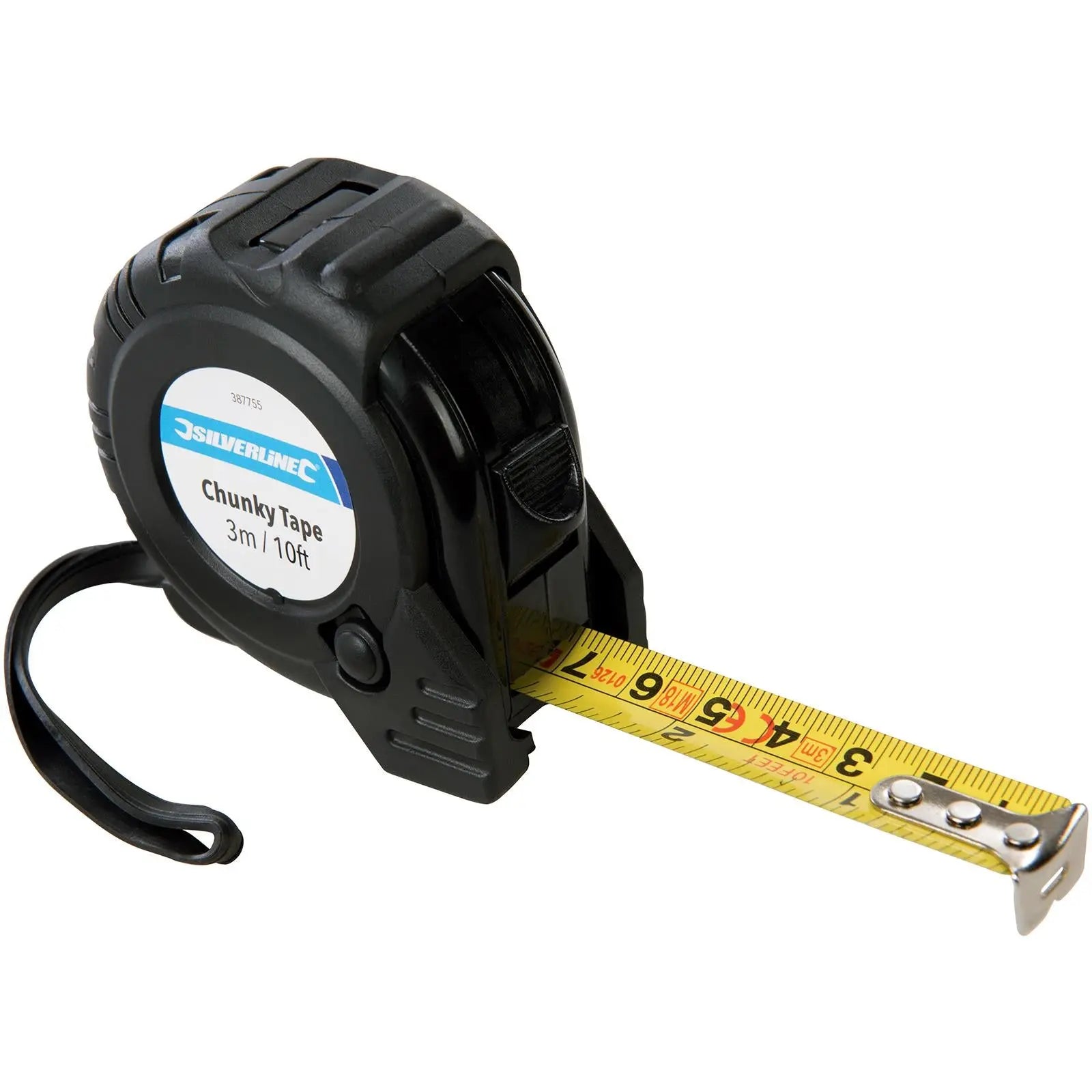 Silverline Chunky Tape Measure 3m x 16mm - White Rose Tools
